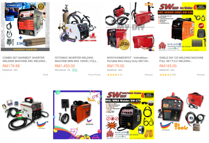 Harga terkini Welding set Alat Kimpal Pilihan Kontraktor Kecil